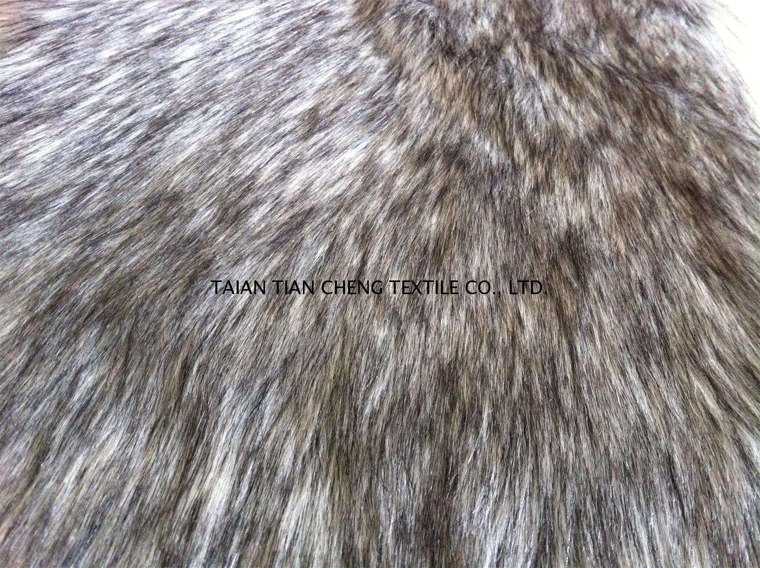 Acrylic tip-dyed faux fur 800 G/M - 泰安天成纺织有限公司 Tai'an Tian cheng ...