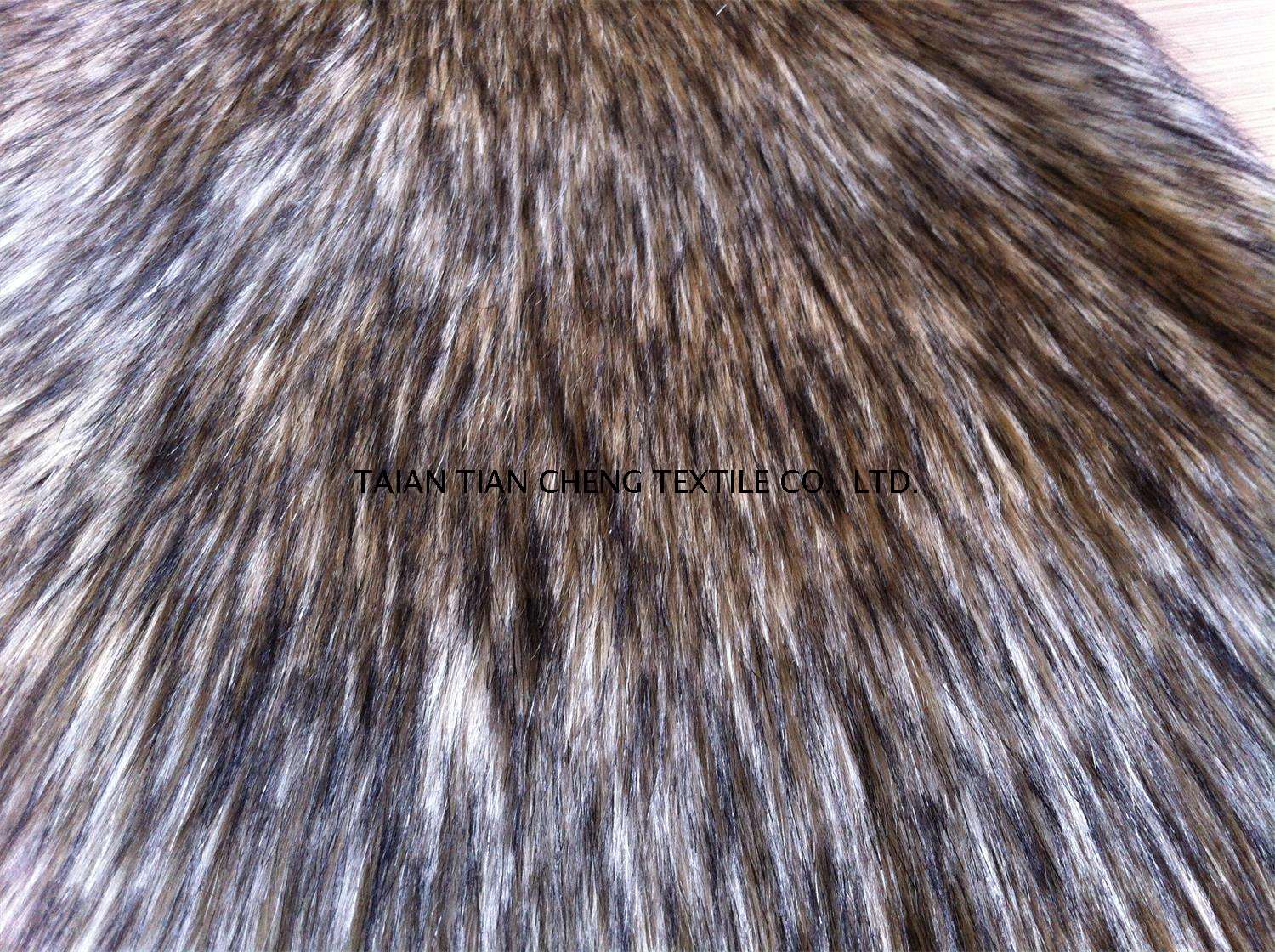 Acrylic tip-dyed faux fur 1050 G/M - 泰安天成纺织有限公司 Tai'an Tian cheng ...
