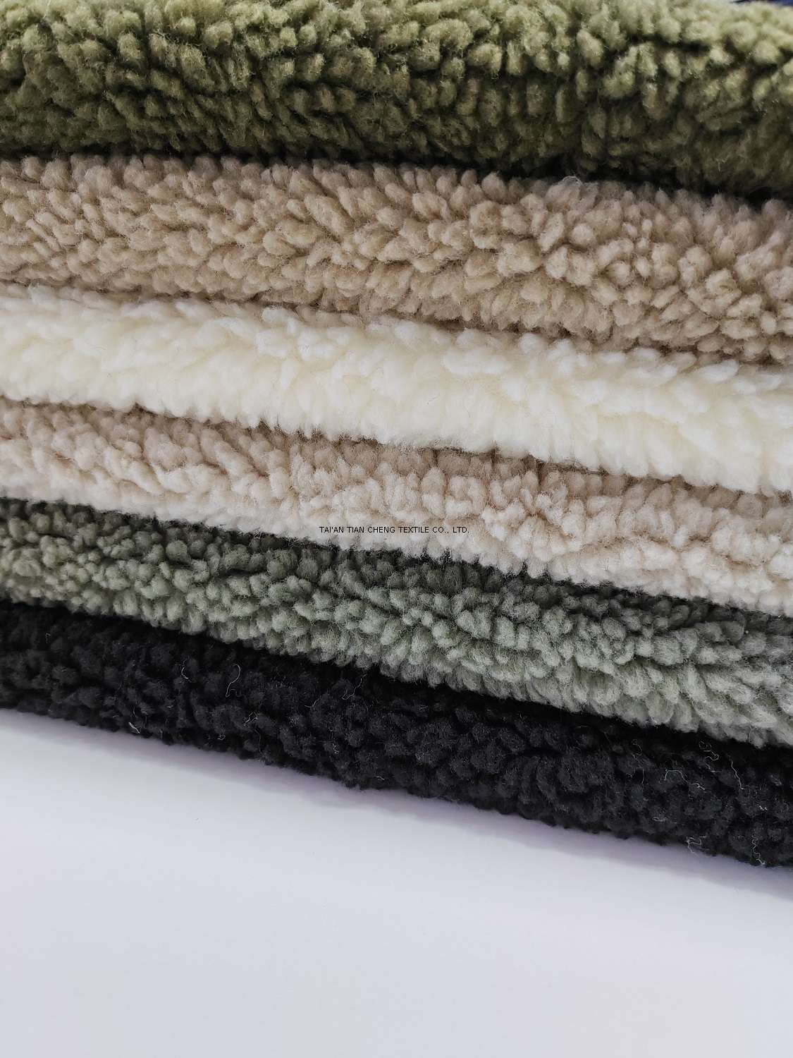 Recycled Polyester Sherpa Fleece - 泰安天成纺织有限公司 Tai'an Tian cheng Textile ...